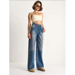Bianco Lucci Jeans female Blue size XL