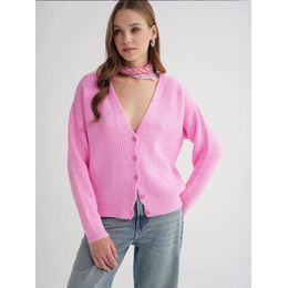 Mixray Knit Cardigan female Pink size S/L