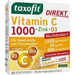 MCM KLOSTERFRAU Vertr. GmbH Taxofit Vitamin C 1000+Zink+D3 Direkt Granulat 20 St