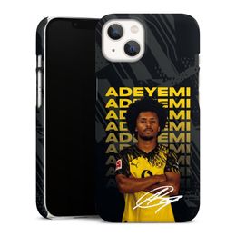 DeinDesign iPhone 13 Handy Premium Case Smartphone Handyh&uuml;lle Schutzh&uuml;lle matt Bvb Borussia Dortmund Karim Adeyemi Premium Case