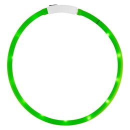 pawberry LED-Hundehalsband gr&uuml;n 70 cm