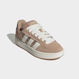 Damen Sneaker "GRAND COURT ALPHA", adidas Sportswear, Gr. 41warm sandstone, sanftes wei&szlig;, cardboard, Leder, Synthetik, Schuhe