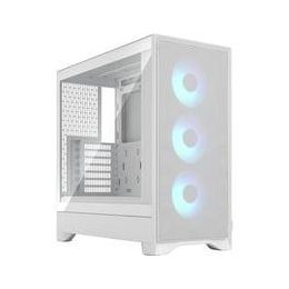 Fractal Design Pop 2 Air White TG RGB, Tower-Geh&auml;use wei&szlig;, Tempered Glass