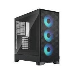 Fractal Design Pop 2 Air Black TG RGB, Tower-Geh&auml;use schwarz, Tempered Glass