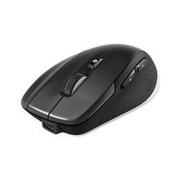 3Dconnexion CadMouse Compact Wireless, Maus schwarz/silber, inkl. Transporttasche