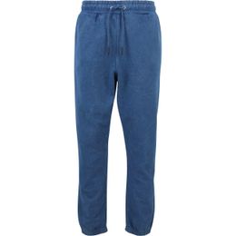 Jogginghose DEF "DEF DEF Jordy Sweatpants", Herren, Gr. L, US-Gr&ouml;&szlig;en, blau washed, 100% Baumwolle, unifarben, normal, Hosen Jogginghose