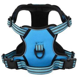 vidaXL Hundegeschirr blau XL