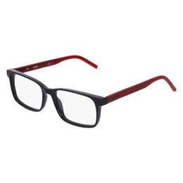 Hugo HG 1163 Brille Herren | Fassung: Vollrand, Quadratisch, Schwarz Rot