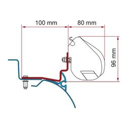 Fiamma Markisenadapter Kit Campereve Cap Road f&uuml;r Wandmarkise F35 Pro