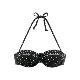 Lascana Bikini Top female Black size 48