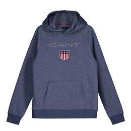 Gant Sweatshirt Jungen Gr&ouml;&szlig;e 170 blaumeliert / grau / rot / wei&szlig;