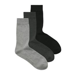 Jack & Jones Jack & Jones Socken 'JACORDINARY' Herren Gr&ouml;&szlig;e 41/46 grau / anthrazit / schwarz