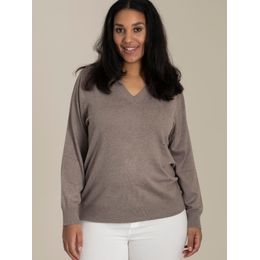 Sandgaard Pullover 'Helsinki' Damen Gr&ouml;&szlig;e XXXL beigemeliert
