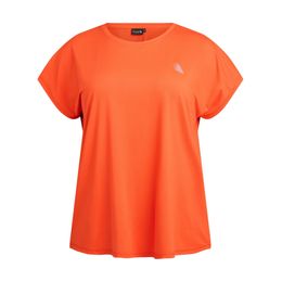 Active By Zizzi Funktionsshirt Damen Gr&ouml;&szlig;e 11XL/12XL orange