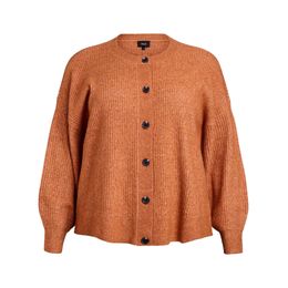 ZIZZI Strickjacke 'Cavista' Damen Gr&ouml;&szlig;e 11XL/12XL orange