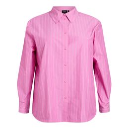 ZIZZI Hemd 'Mrikke' Damen Gr&ouml;&szlig;e 7XL/8XL rosa / wei&szlig;