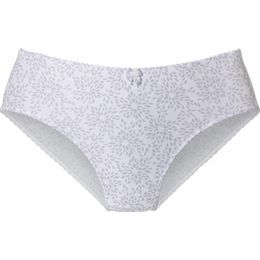 sheego Gro&szlig;e Gr&ouml;&szlig;en Slip, wei&szlig;-taupe, Gr&ouml;&szlig;e 44/46 - Damen