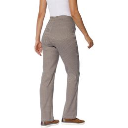 Heine Damen Stretch-Hose, Braun, Gr. 42, Chinos, Material: Viskose