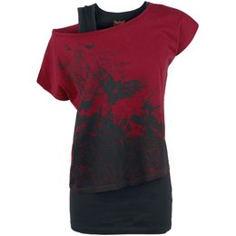 Black Premium by EMP Got My Mind Set On You T-Shirt schwarz rot in M M223042