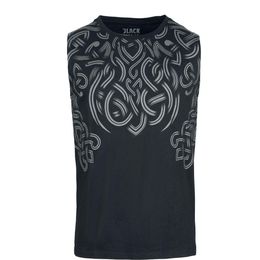Black Premium by EMP Tank-Top with Nordic Ornaments Tank-Top schwarz in L Q225-000986 M515585