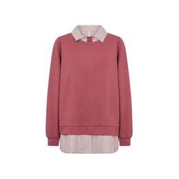 soyaconcept Sweatshirt 'SC-BANU' Damen Gr&ouml;&szlig;e XS pastellrot / wei&szlig;