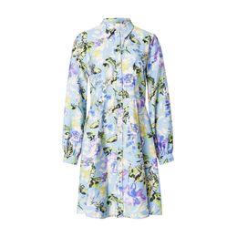 Y.A.S YAS Kleid 'YASKaya' Damen Gr&ouml;&szlig;e 38 hellblau / dunkelgr&uuml;n / lavendel / wei&szlig; Sommerkleid