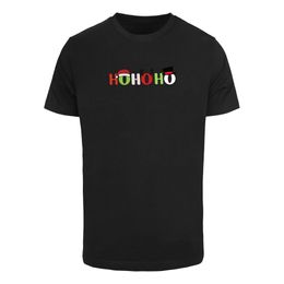 Merchcode T-Shirt 'Christmas Ho Ho Ho' Herren Gr&ouml;&szlig;e XS hellgr&uuml;n / rot / schwarz / wei&szlig;
