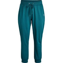 Active By Zizzi Hosen 'ABASIC' Damen Gr&ouml;&szlig;e 58/60 smaragd