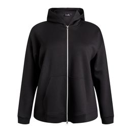 Active By Zizzi Sportsweatjacke 'ATRIE' Damen Gr&ouml;&szlig;e 7XL/8XL schwarz