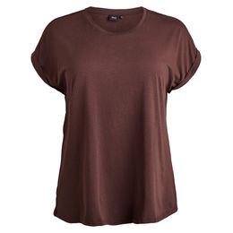 ZIZZI T-Shirt 'Katja' Damen Gr&ouml;&szlig;e 5XL/6XL dunkelbraun