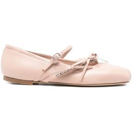 Jimmy Choo Ballerinas - Flat Shoes Powder - Gr. 39 (EU) - in Gold - f&uuml;r Damen
