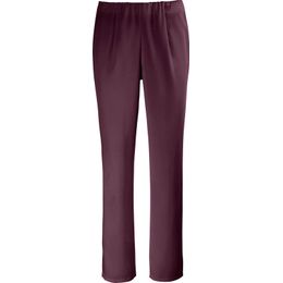 WITT Damen Stretch-Hose mit innenliegendem Dehnbund, bordeaux, Gr&ouml;&szlig;e 42