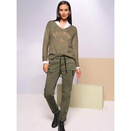Heine Hose Damen Gr&ouml;&szlig;e 34 oliv