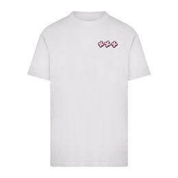 Mister Tee T-Shirt 'All Or Nothin Chain' Herren Gr&ouml;&szlig;e S rosa / schwarz / wei&szlig;