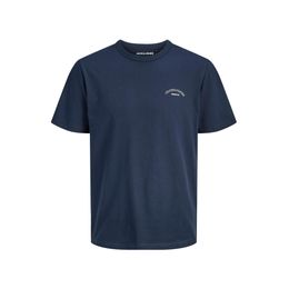 Jack & Jones Jack & Jones Junior T-Shirt 'JJCOLLEGE' Jungen Gr&ouml;&szlig;e 176 navy / wei&szlig;