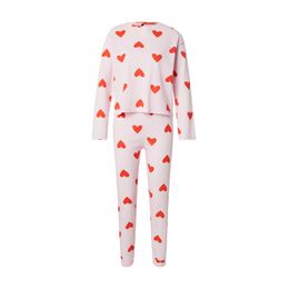 Trendyol Pyjama Damen Gr&ouml;&szlig;e XL rosa / rot Winterkleid