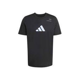 adidas Performance Funktionsshirt Herren Gr&ouml;&szlig;e XL schwarz / wei&szlig;