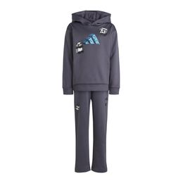adidas Sportswear Trainingsanzug 'MINECRAFT' Jungen Gr&ouml;&szlig;e 104 azur / dunkelgrau / schwarz / wei&szlig;