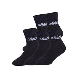 adidas Performance Sportsocken Jungen Gr&ouml;&szlig;e 25/27 schwarz / wei&szlig;