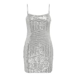 Only Kleid 'ONLScarlett' Damen Gr&ouml;&szlig;e 38 silber