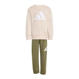 adidas Sportswear Trainingsanzug Jungen Gr&ouml;&szlig;e 110 beige / greige / oliv