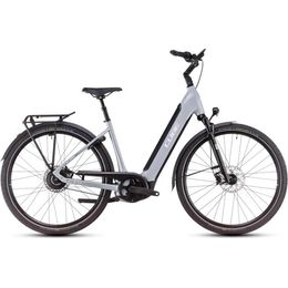 Cube Supreme Hybrid Deluxe SLX 625 Wh E-Bike Easy Entry 28" polargrey'n'white 54 cm | Dienstrad-Leasing m&ouml;glich
