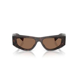 Prada Sonnenbrille 'Prada Occhiali da Sole PRB19S 17N06B Root Tartarugato/Marrone Scuro Uomo' Herren Gr&ouml;&szlig;e 52 braun
