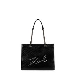 K by KARL LAGERFELD Karl Lagerfeld Shopper Damen Gr&ouml;&szlig;e One Size schwarz / silber