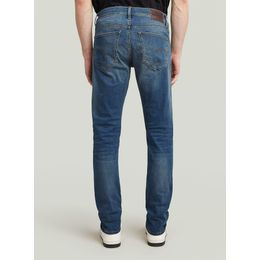 G-Star Raw G-STAR Herren Regular-fit-Jeans "3301 Slim Jeans"vintage medium aged, Gr. 35, Obermaterial: 92% Baumwolle, 7% Elastomultiester, 1% Elasthan, Jeans