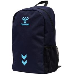 Hummel Rucksack "HMLESSENTIAL BACK PACK NEON", blau, Rucks&auml;cke, f&uuml;r vielseitige Einsatzzwecke im Alltag, aus Polyester