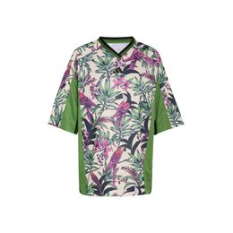 adidas Sportswear Funktionsshirt 'ADIDAS x FARM RIO PREMIUM' Damen Gr&ouml;&szlig;e S hellbeige / hellgr&uuml;n / fuchsia / schwarz