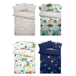 Kinderbettw&auml;sche OTTO HOME, blau, Renforc&eacute;, Obermaterial: 100% Baumwolle, Bettw&auml;sche, "CUDDLEE", in vielen Designs:
