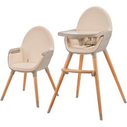 Kinderkraft Baby Hochstuhl "FINI 2", beige, St&uuml;hle