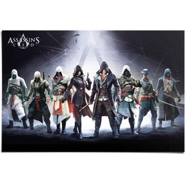 Poster Reinders, B:91,5cm H:61cm, bunt, Papier, K&uuml;che, Bilder, "Assassin`s Creed Charaktere"